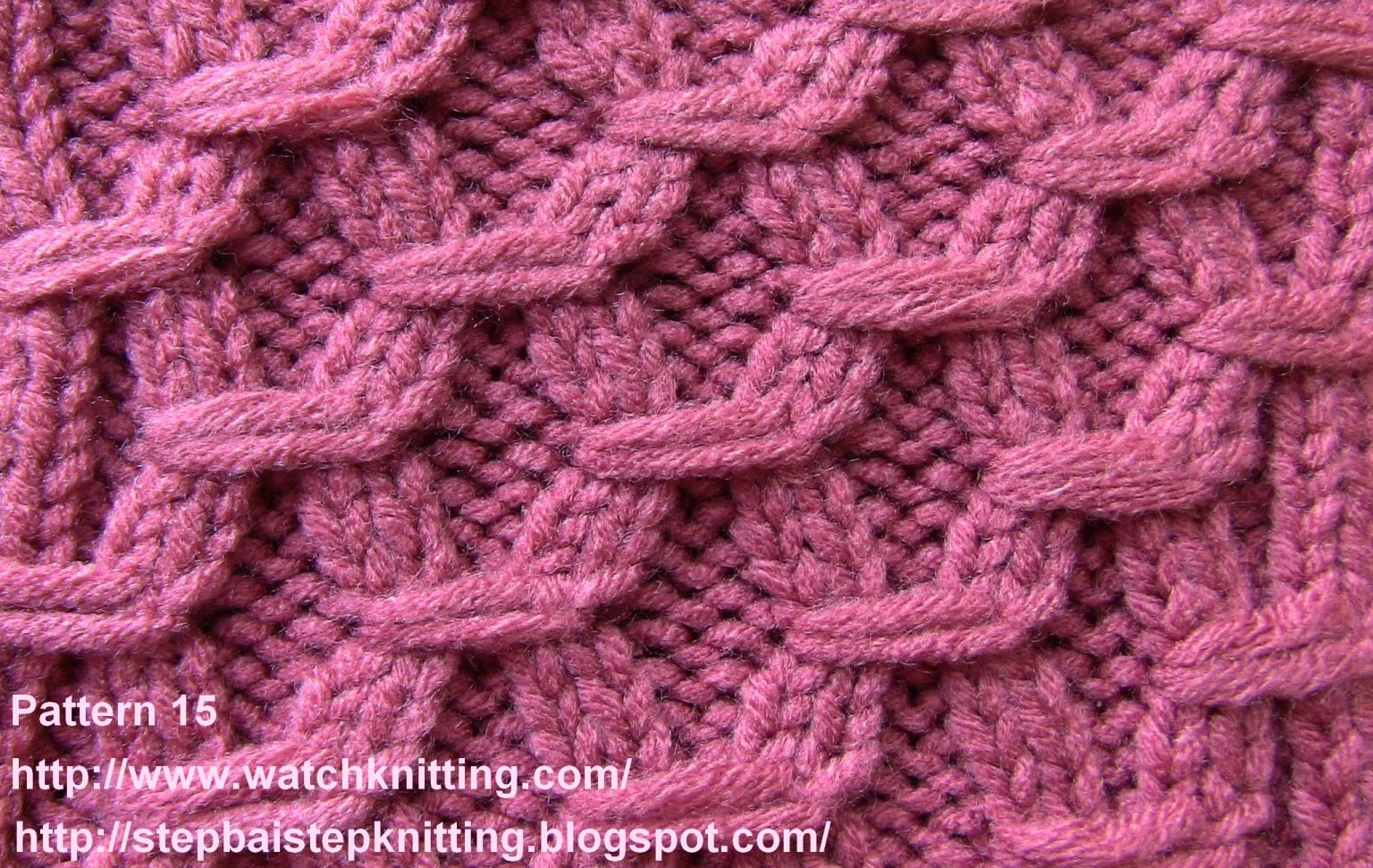 Stitch 15 – Hexagonal Stitch – Watch Knitting
