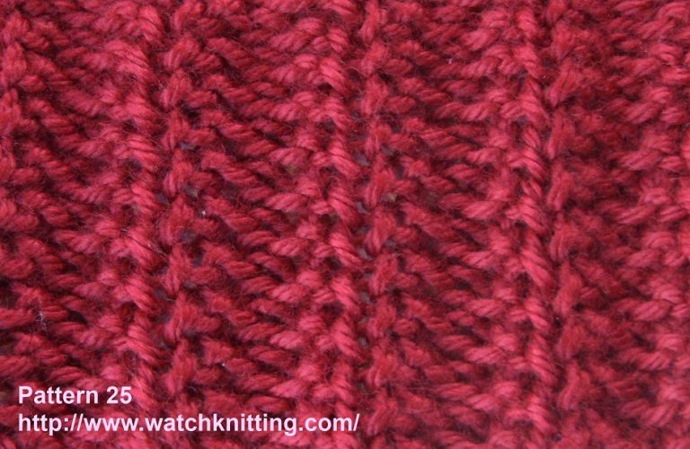 Stitch 25 – Rib Stitch – Watch Knitting